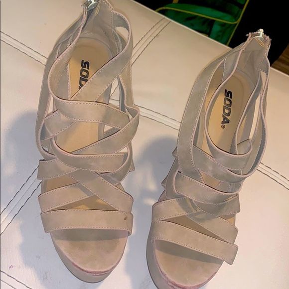 Soda | Shoes | Soda Wedge Heels | Poshmark